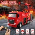 Remote Control Fire Truck, 9 Channel RC Rescue Firetruck with Water ...