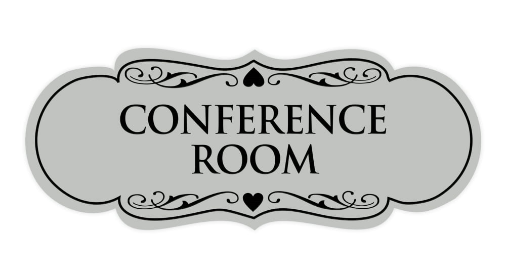 Designer Conference Room Sign(Lt Gray) - Small - Walmart.com