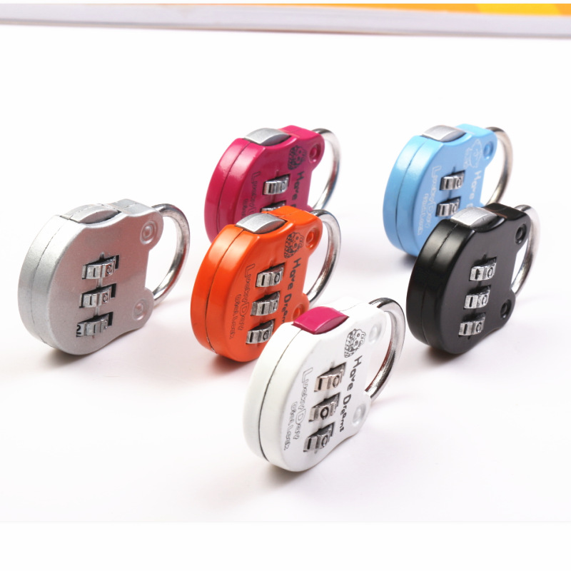 Open Alert Indicator 3 Digit Combination Padlock Codes With Alloy Body For Travel Bag Suit Case Open Alert Indicator 3 Digit Combination Padlock Codes With Alloy Body For Travel Bag Suit Case