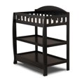 Delta Children Wilmington Changing Table with Pad, Black - Walmart.com