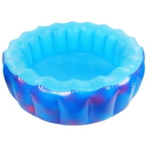 Summer Club Inflatable 5.5ft 3 Ring Adult Pool- Spec of Purple Aztec ...