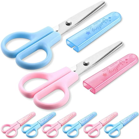 8 Packs 6 Inch Craft Scissors School Scissors Stainless Steel Detail ...