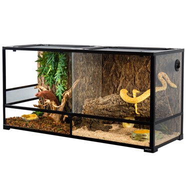 REPTIZOO 40 Gallon PVC Reptile Enclosure, 36x18x18 Reptile Terrariums ...