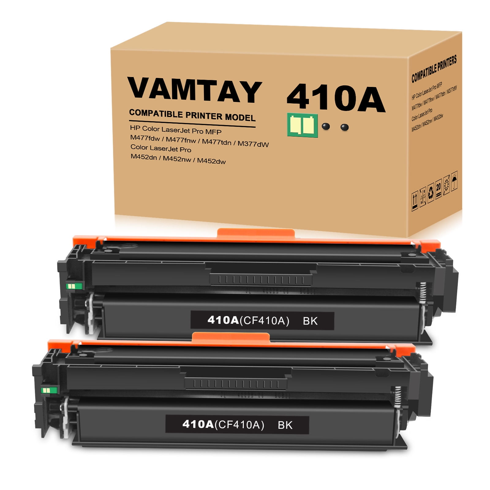 Compatible Toner Cartridge with Chip Replacement for HP 410A 410 A ...