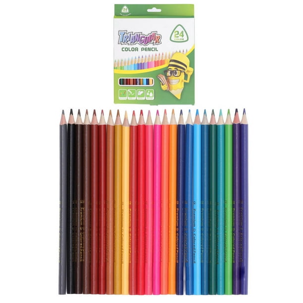 Color Pencil Set, 24 Pieces Colored Pencils Wide Application For ...