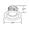NICOR D-Series 3 in. White Dimmable LED Recessed Downlight 2700K ...
