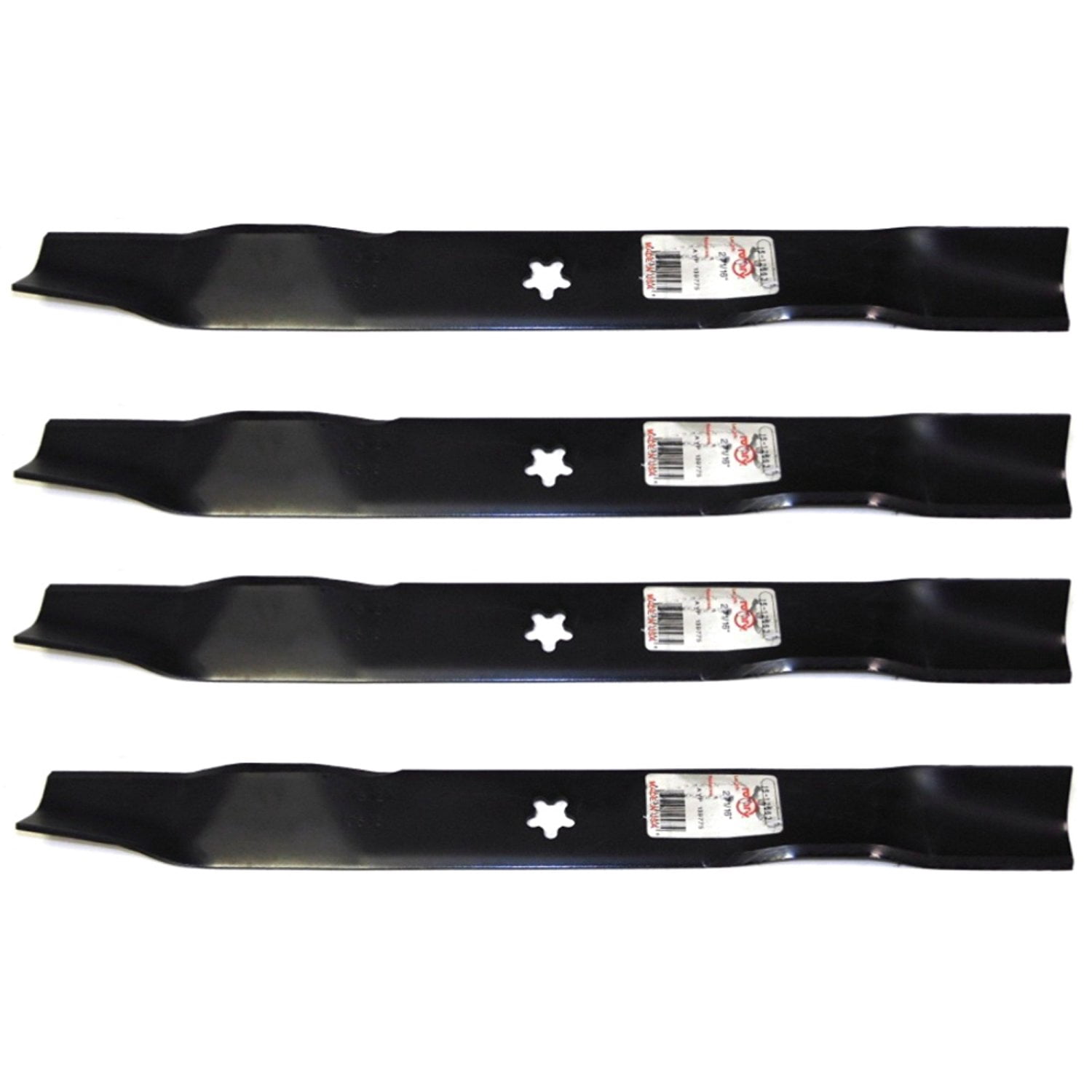 (4) 12563 Rotary Blades Compatible With Husqvarna 532139775, 139775 ...