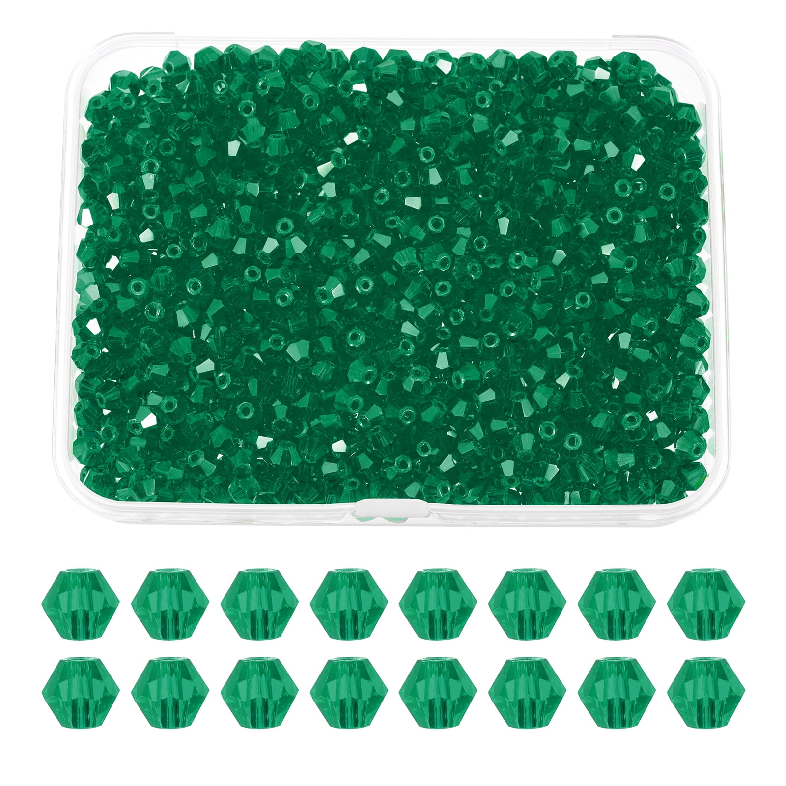 Click here for Uxcell 1000pcs 3mm Bicone Glass Crystal Beads  Fac... prices