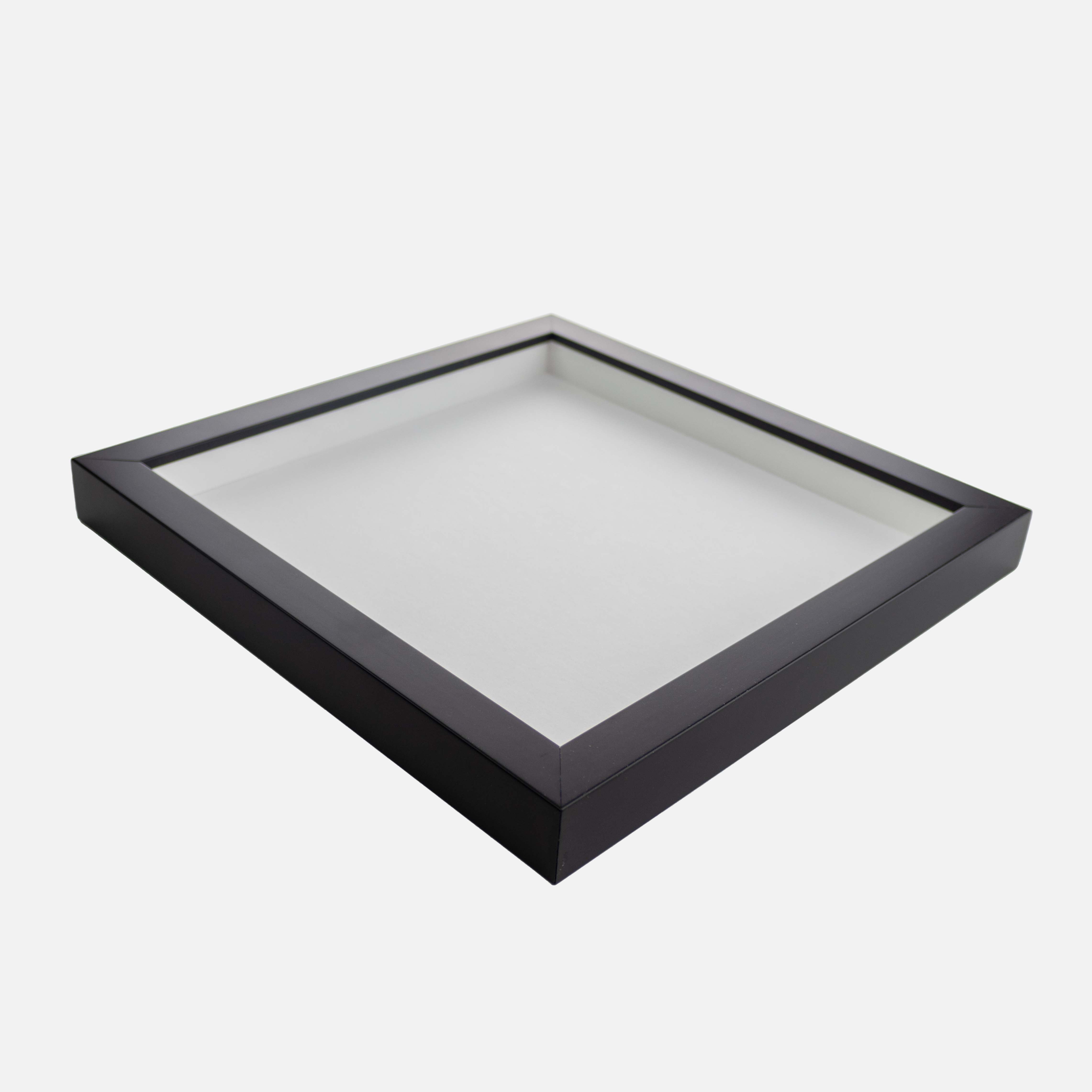 Buy 5x5 Black Shadowbox Frame - Shadow Box Frame Interior Size 5x5 by 1 ...