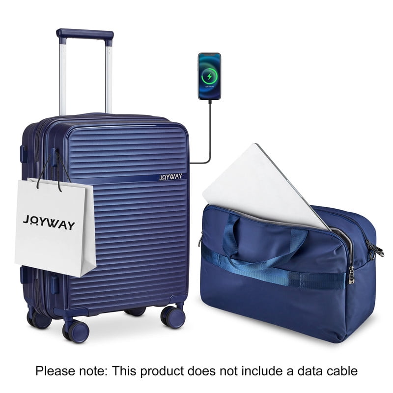Click here for Joyway 2-Piece Carry-On Suitcase Set 20-Inch Hard-... prices