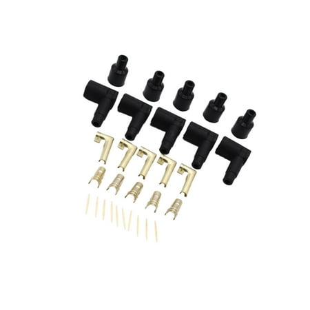 Goriertaly Premium 5-Piece Coil Spark Plug Boot Terminal Set Optimal ...