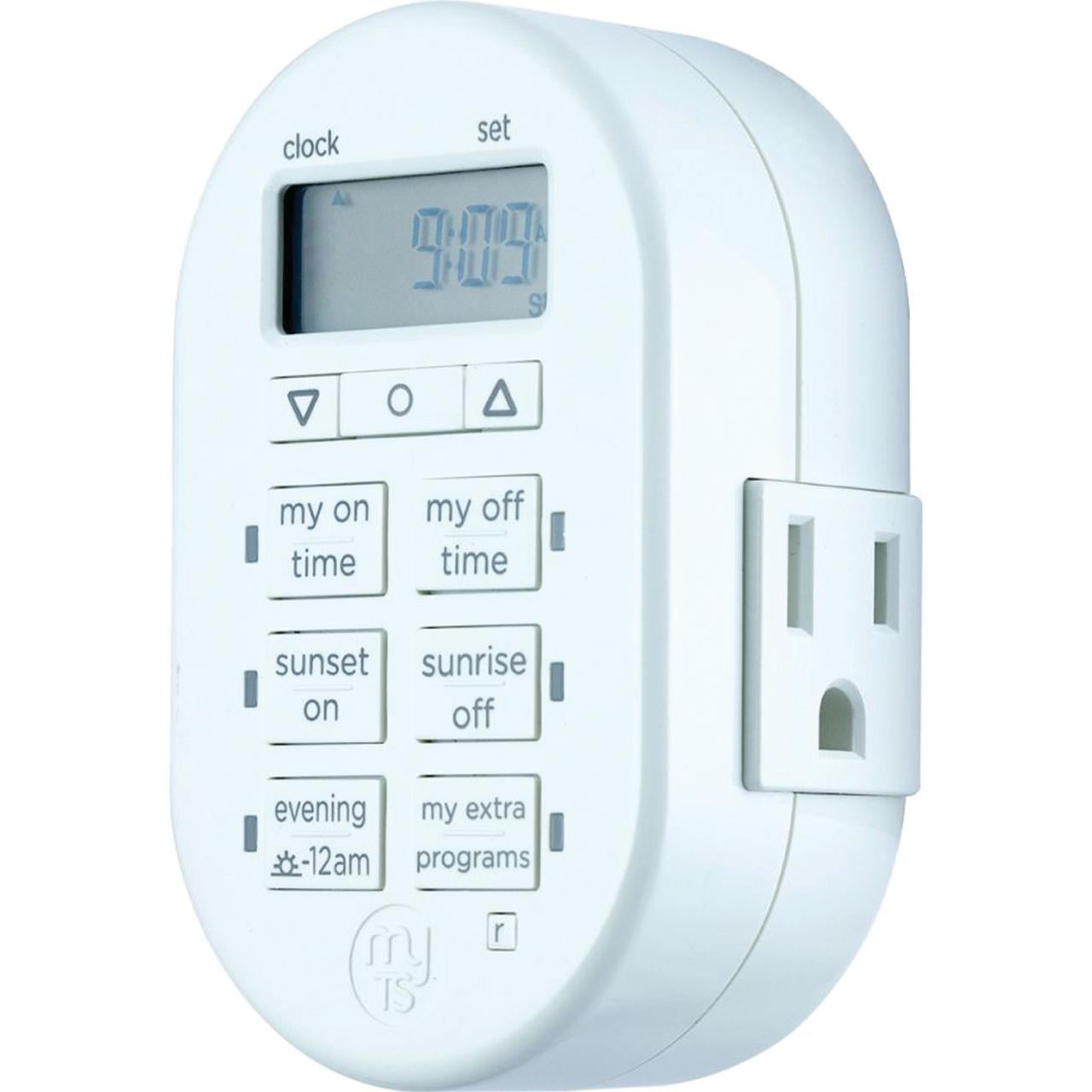 myTouchSmart 7-Day Indoor Plug-In Digital Timer, 1-Outlet, 33860 ...