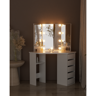 Red Box Pretend Play Light up Plastic Princess Vanity Table - Walmart.com