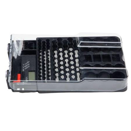 Hot Sales 104 Cells With Lid Lcd Battery Tester Box Battery Storage Box ...