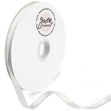 Navy Blue Single Face Satin Ribbon, 7/8" x 100 Yards by Gwen Studios ...