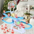 Dianli Santa Claus Electric Rail Car Automatic Stair Climbing Toy Cute ...