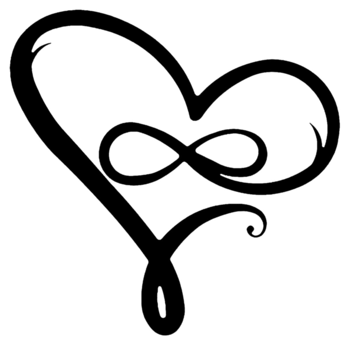 Infinity Symbol Love In A Heart
