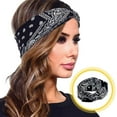 Cribun 6pcs Headbands Bandana Headband For Women Elastic Cotton