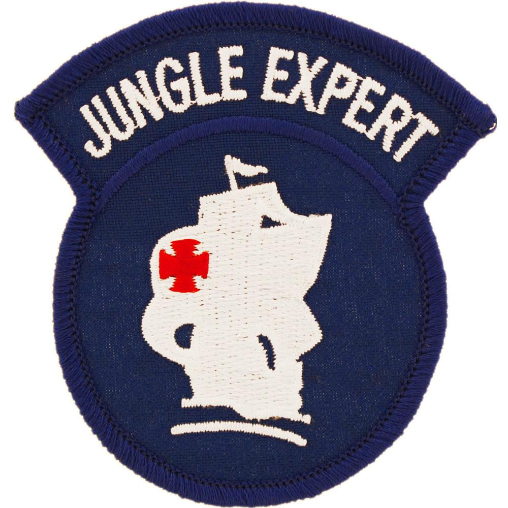 U.S. Army Jungle Expert Patch Blue & White 3" - Walmart.com - Walmart.com