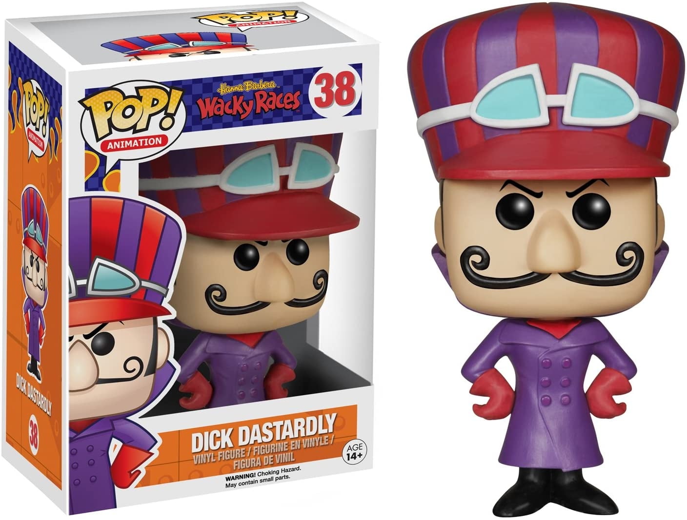Funko Hanna Barbera Carreras extravagantes - Dick Dastardly Funko ...
