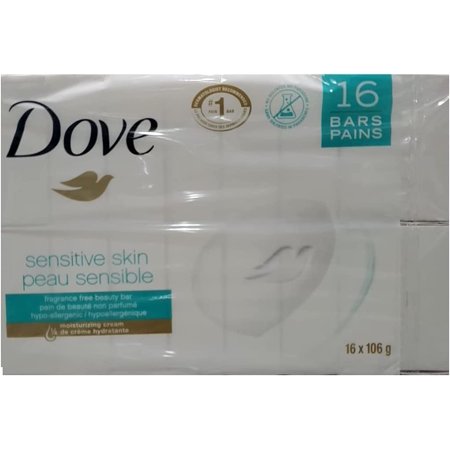 Dove Bar Soap Sensitive (16 X113 Gram) Net Wt 1808 Grams | Walmart Canada