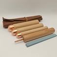 Flints Knapping Tool Set with Pressure Flaker and Three Copper Boppers ...