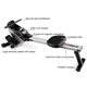 Gymax Folding Magnetic Rowing Machine Rower Exercise Cardio Adjustable ...