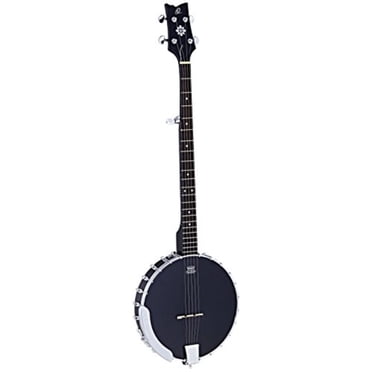 Costway 5-String Banjo, Geared Tuner, 24 Brackets, Remo Head, Closed ...
