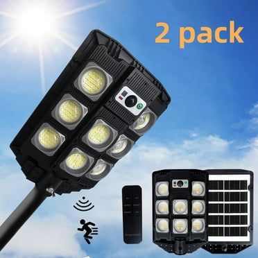 Pasamic Outdoor Solar Post Light Fixture with 3" Pier Mount Base, Dusk ...