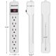DEWENWILS 6-Outlet Power Strip Surge Protector , 15ft. Extra Long Cord ...