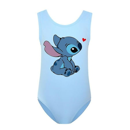 Enfants Filles Lilo et Stitch Maillots de Bain de Bande Dessinée une ...