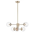 Millennium Lighting Avell 6 Light Chandelier in Modern Gold Modern Gold ...