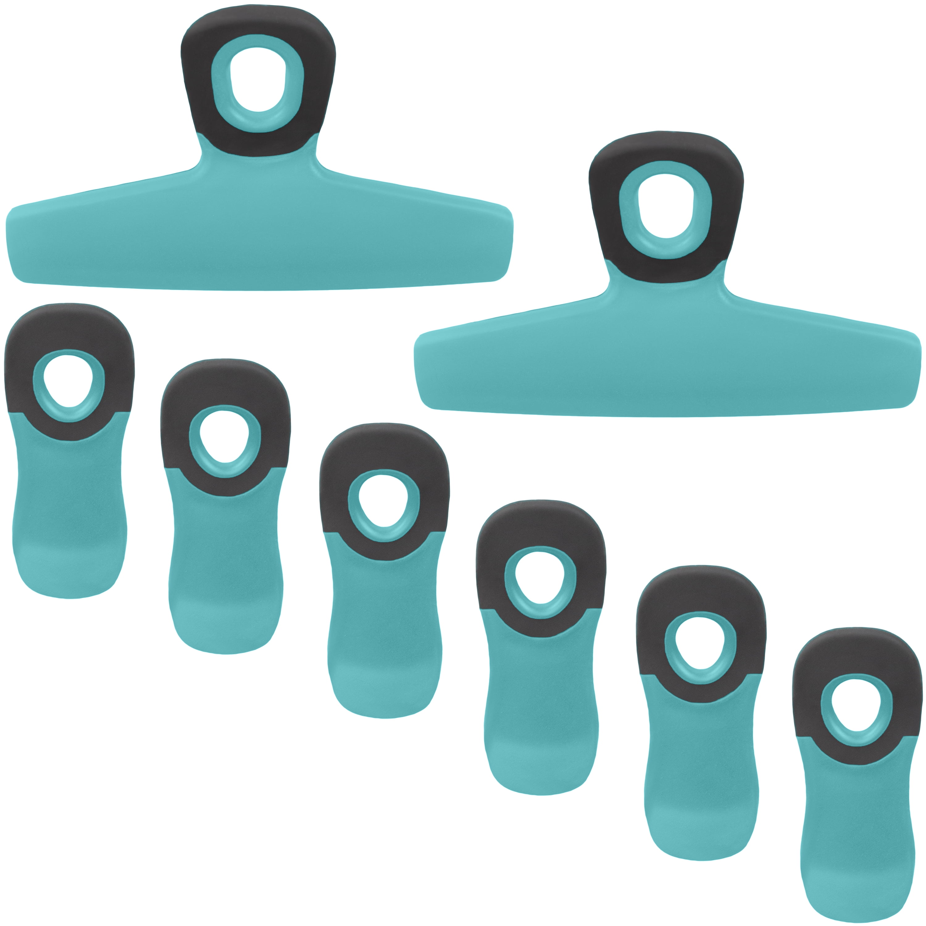 Cook with Color Chip Bag Clips with Magnets, Kitchen Accessories, 8 ...