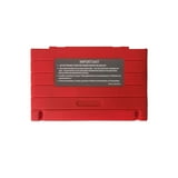 MultiCart 100-in-1 Game Cartridge, SNES, Super Nintendo [Physical] Red ...