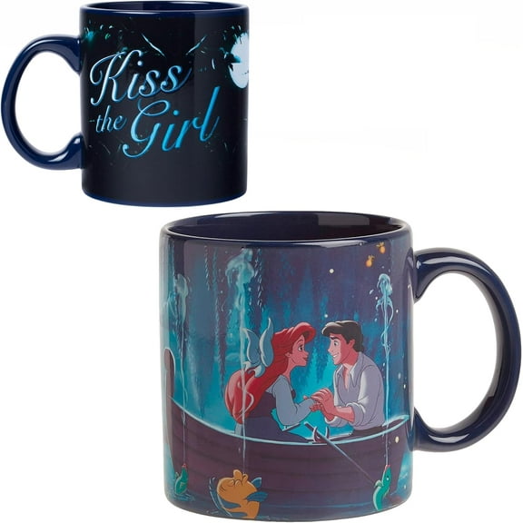 Disney The Little Mermaid Ariel Ceramic Soup Mug With Spoon | Holds 24 ...