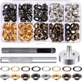 200pcs eyelet set Grommet tool kit eyelet pliers set eyelet tool ...