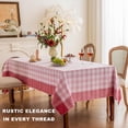 Checkered Tablecloth-Country Gingham Table Cloth-Rustic Farmhouse ...
