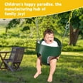Eotvia Toddler Swing, Heavy Duty High Back Full Bucket Swing Seat ...