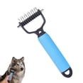 Undercoat Rake Dog Grooming Brush for Medium to Large Double Coated ...