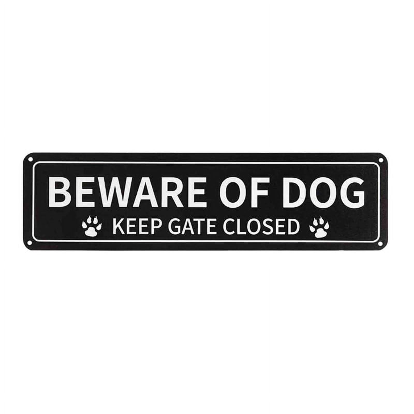 Click here for Unbranded 1 Pack Beware Of Dog Sign  12x3 Inch Rus... prices