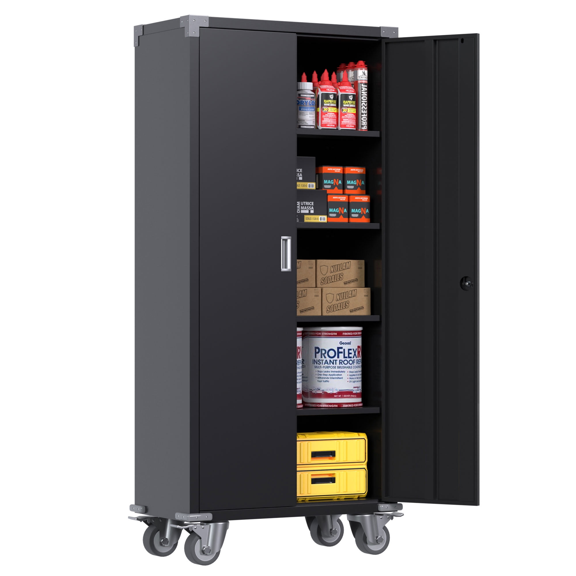 Click here for Aobabo 72 Inch Rolling Locking Storage Cabinet W/... prices
