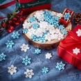 80Pcs 4 Styles Christmas Theme Opaque Resin Cabochons Snowflake Mixed ...