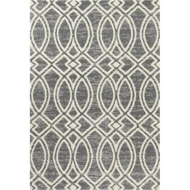 Woven Contemporary Area Rug with Trellis Design, 12 - Walmart.com ...