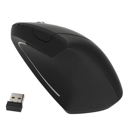 ANGGREK Vertical Wireless Mouse,Wireless Optical Mouse 2.4GHz ...