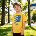 Curuila Kids Toddler Boys T Shirts Crew Neck Letter Print Short Sleeve ...