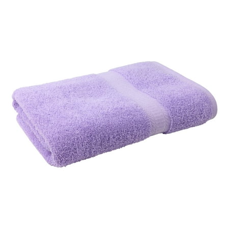 Mainstays Basic Single, Solid Lavender Bath Towel - 27" x 52" - Walmart ...