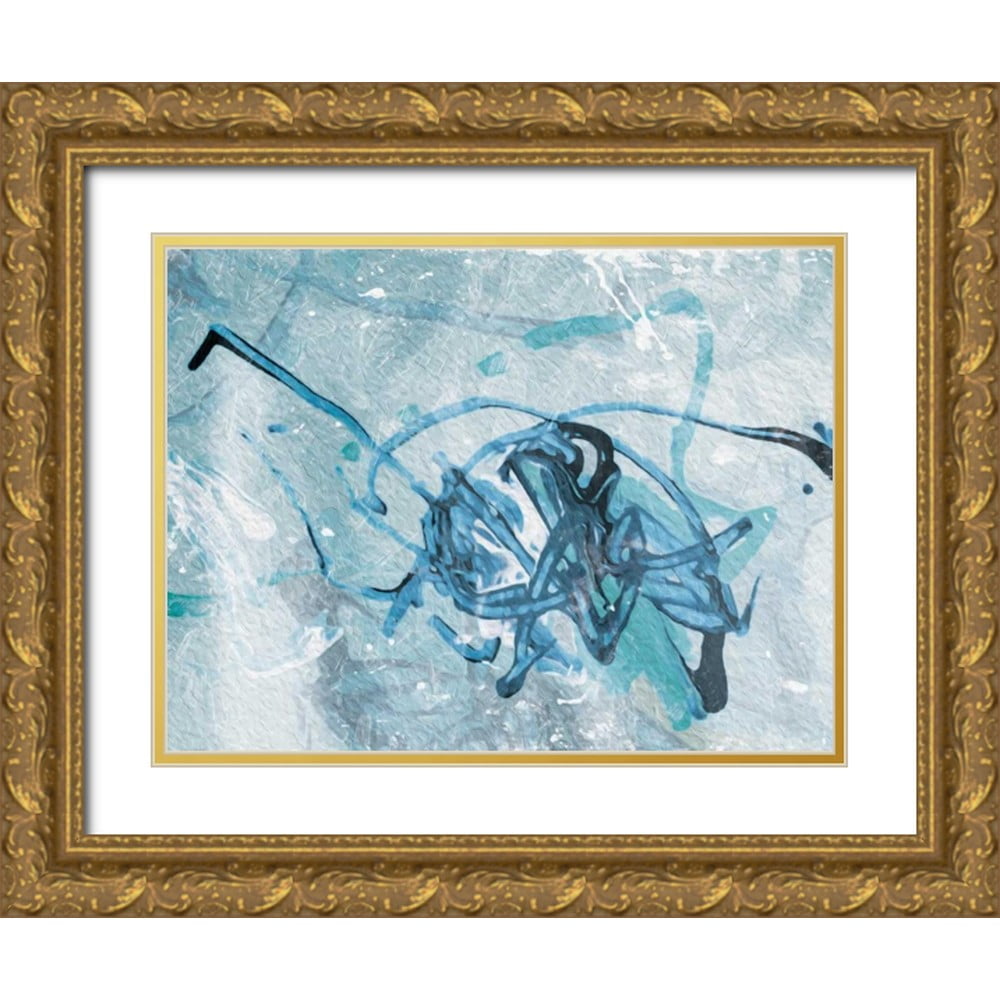 OnRei 18x15 Gold Ornate Wood Framed with Double Matting Museum Art ...