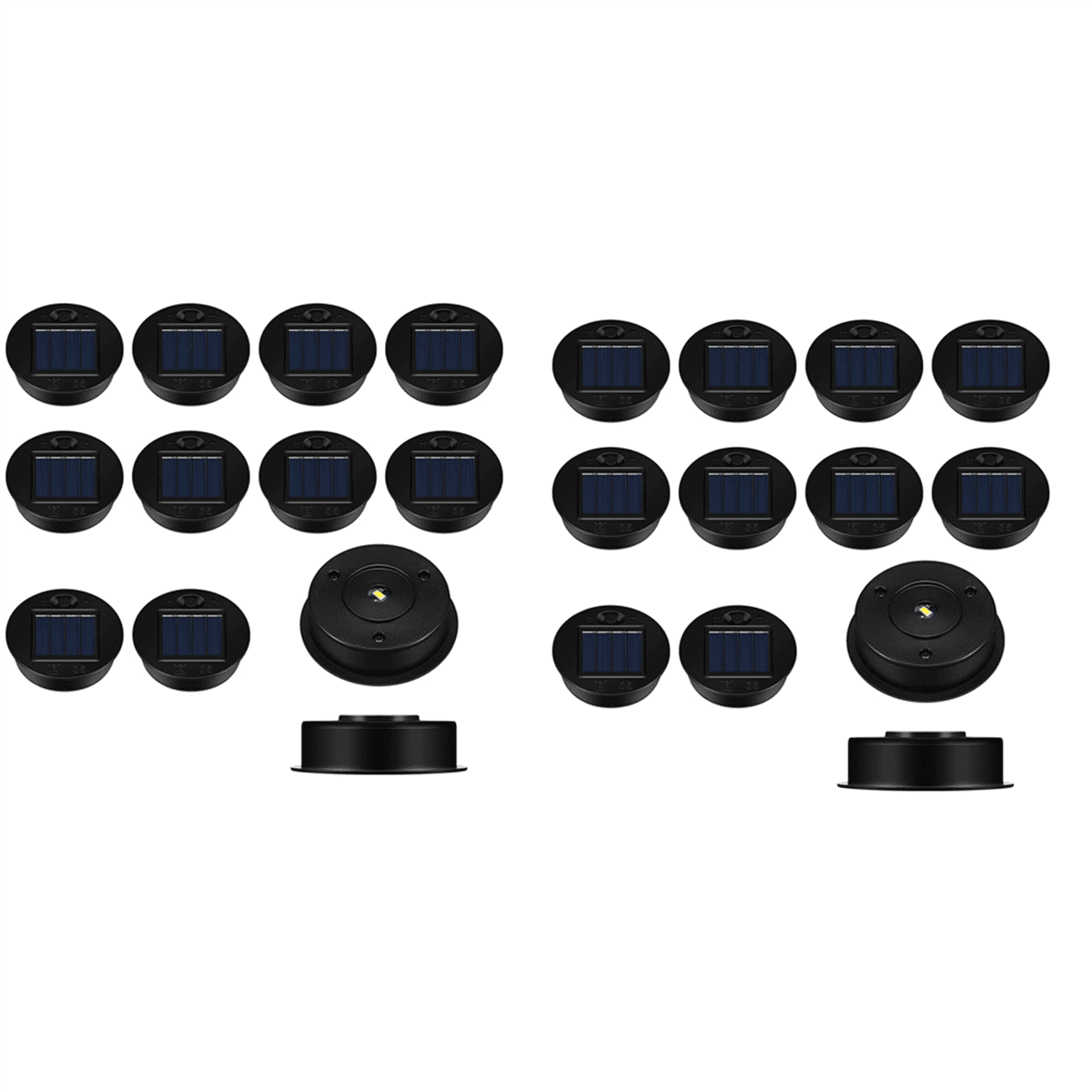 24 Pack Replacement Solar Light Parts Solar Light Replacement Tops ...
