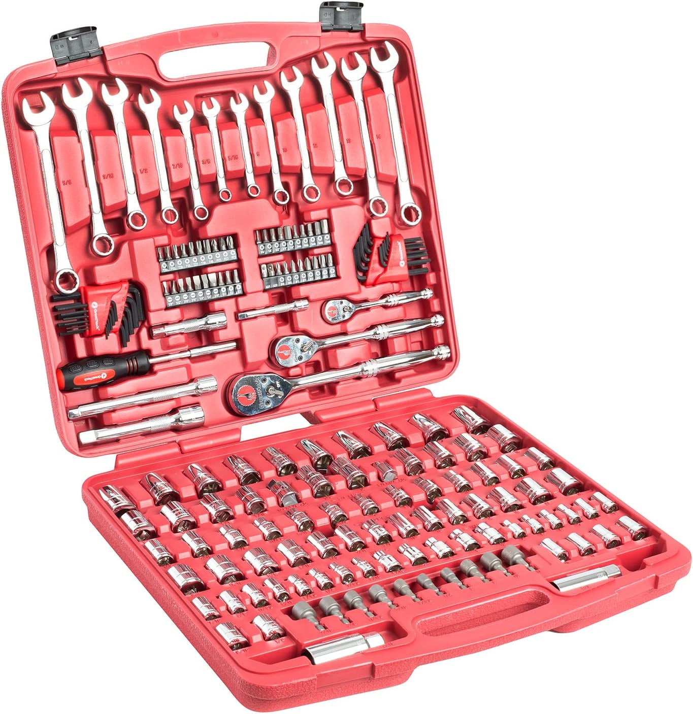 Great Neck GN175 175 Piece Mechanic s Tool Set, Mechanic Tool Kit, SAE ...