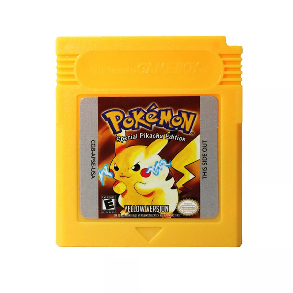 Classic Pokemon Game Boy series For Nintendo GBC Gold Silver blue red green Walmart